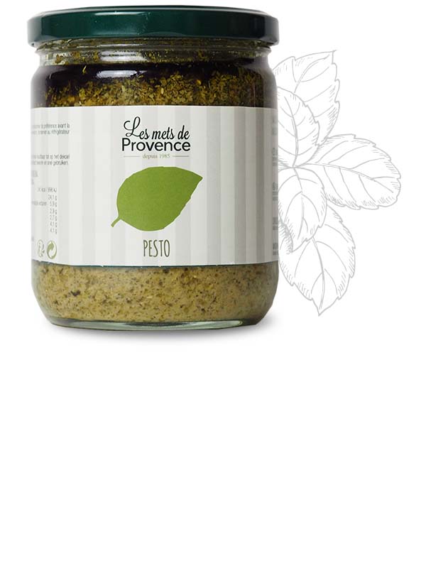 Pesto verde, Sauces & condiments - Les Mets de Provence
